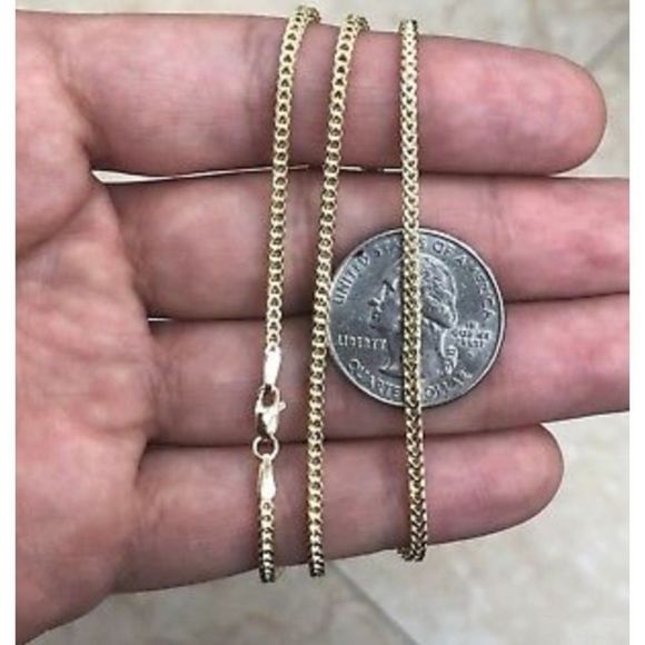 Accessories | 14kreal Solid Gold Franco Chain 22 Mens Necklace | Poshmark